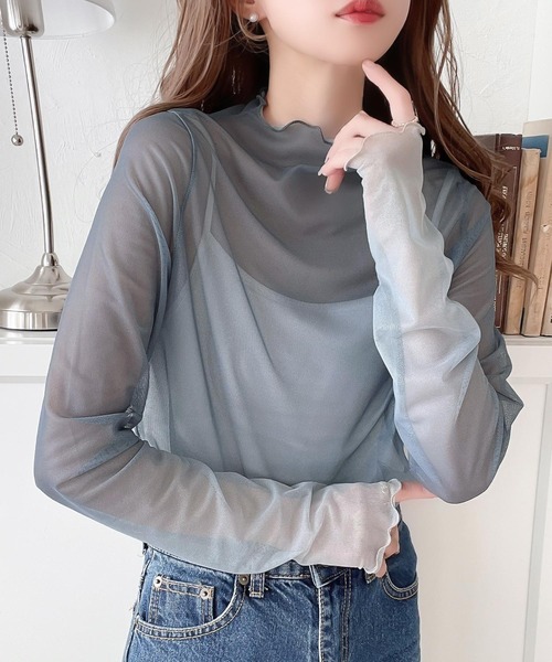 一着で存在感を放つ。グラデーションシアーメロウプルオーバー[品番：WZ000005069]｜Classical Elf （クラシカルエルフ）のレディースファッション通販｜SHOPLIST ...