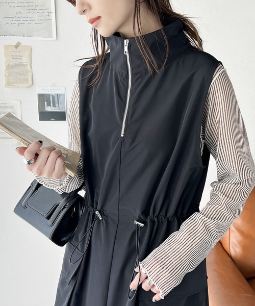 《Javaジャバコラボ》大人の高見えitem。ハーフジップドロストワンピース[品番：WZ000005117]｜Classical Elf （クラシカルエルフ）のレディースファッション通販 ...