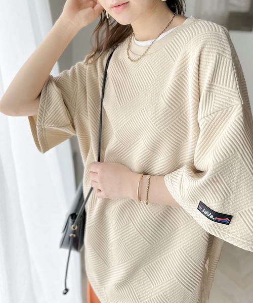 《JaVa ジャバコラボ》こなれメンズライク。斜めストライプ柄プルオーバー[品番：WZ000004649]｜Classical Elf （クラシカルエルフ）のレディースファッション通販 ...