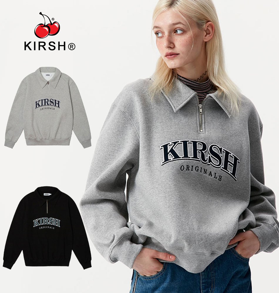 KIRSH ARCH LOGO HALF ZIPUP KA/全2色[品番：PBIW0000894]｜KIRSH（キルシー）のレディース ...