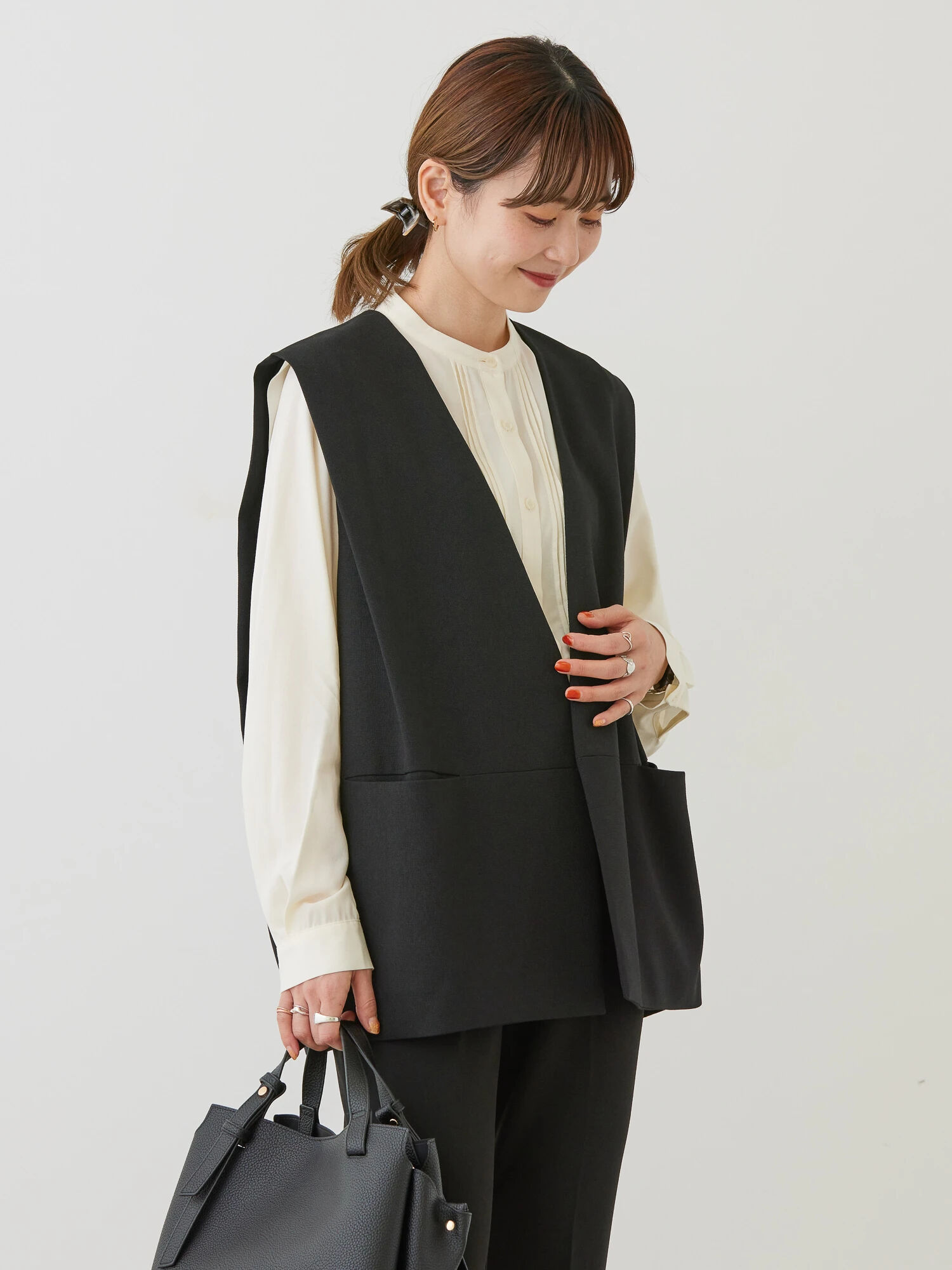 丈違いニュアンスベスト[品番：EHEW0043392]｜AMERICAN HOLIC（アメリカンホリック）のレディースファッション通販｜SHOPLIST（ショップリスト）