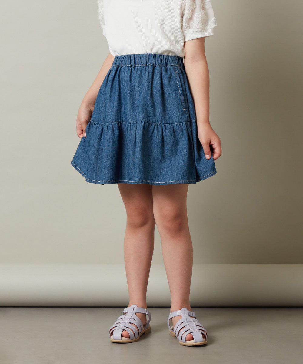 [160]ティアードミニスカート[品番：ITKW0012173]｜a.v.v【KIDS】（アーヴェヴェ）のキッズファッション通販 ...
