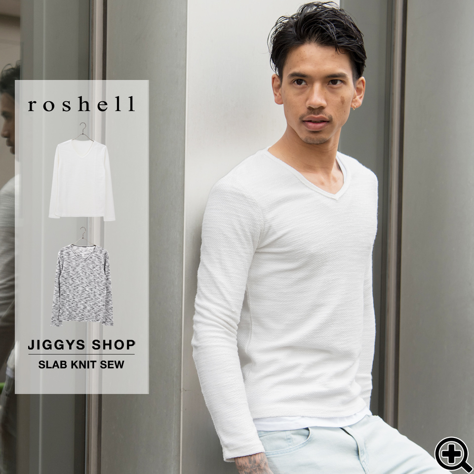 roshell スラブ 長袖[品番：JG000008386]｜JIGGYS SHOP（ジギーズショップ）のメンズファッション通販 ...