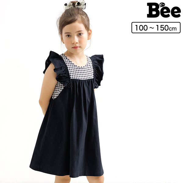 ドッキングワンピース 子供服 キッズ 女の子 春 夏 韓国子供服 cle[品番：BEEK0003228]｜子供服Bee（コドモフク ビー）の ...