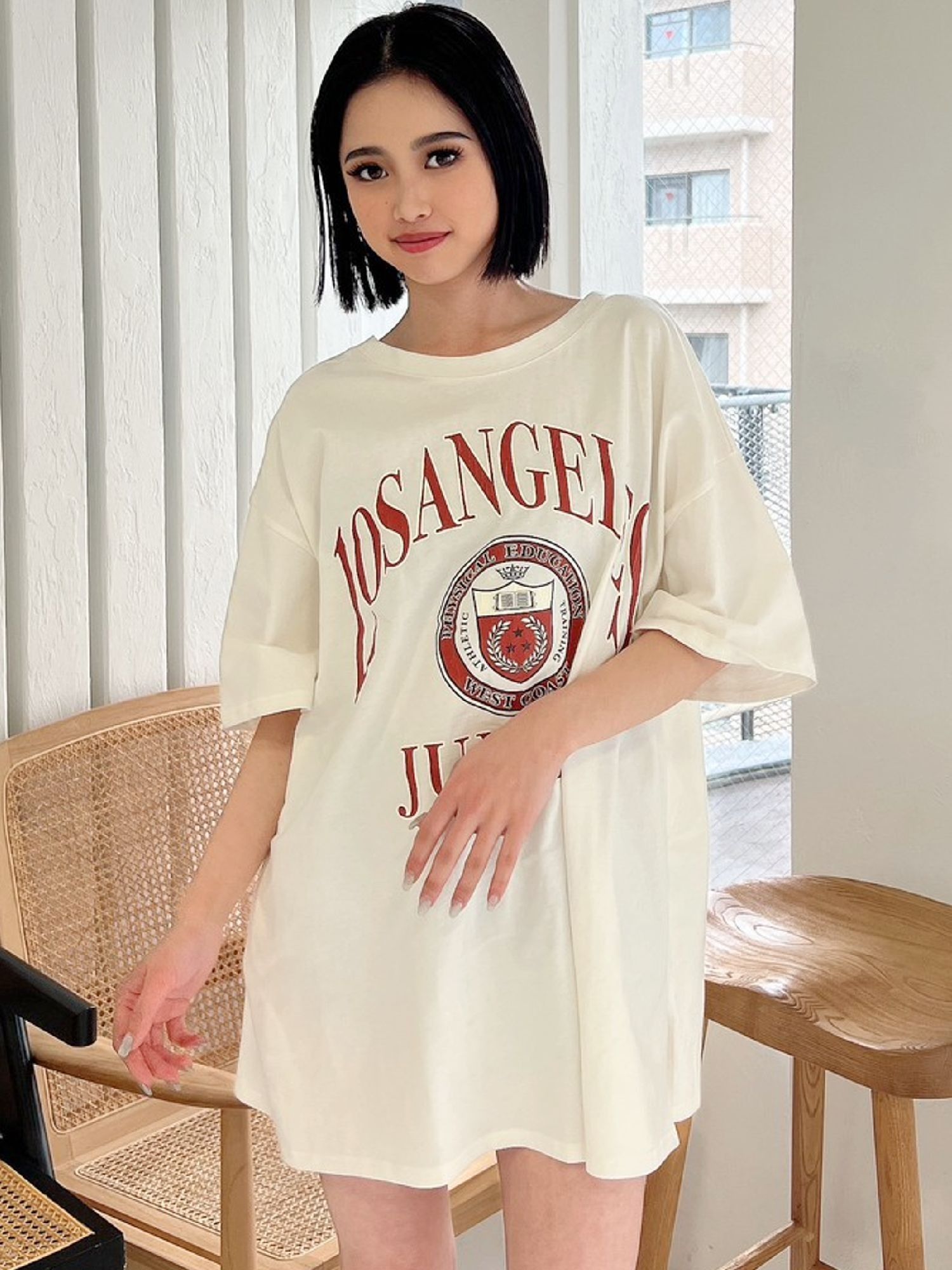 LOS ANGELES BACKレースアップTシャツ[品番：MKSW0049506]｜GYDA（ジェイダ）のレディースファッション通販 ...