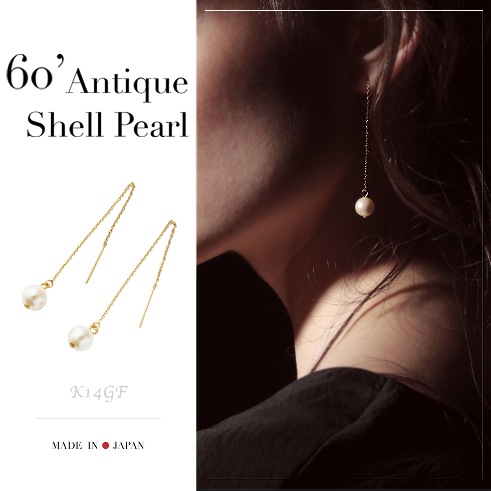 【Z type : K14GF Ameri】【 アンティークパールピアス Ztype K14GF 】[品番：MSMA0000051]｜Matthewmark （マシューマーク）のレディース ...