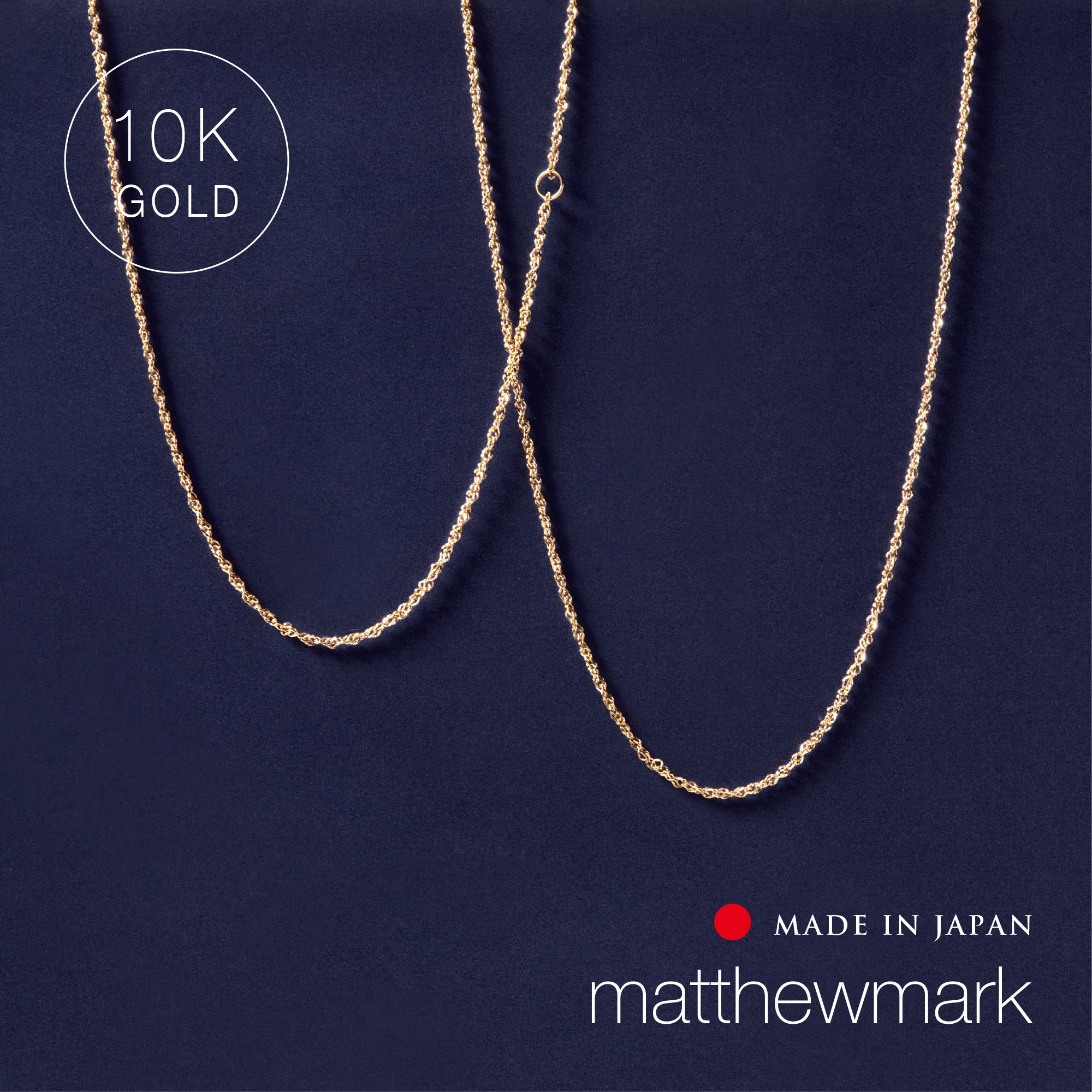 10Kチェーンネックレス[品番：MSMA0000114]｜Matthewmark （マシューマーク）のレディースファッション通販｜SHOPLIST（ショップリスト）