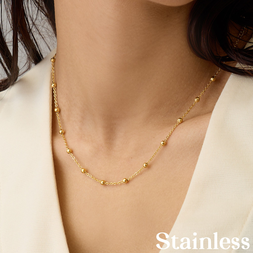ステンレス ネックレス K18GP[品番：MLOA0002766]｜Melody Accessory（メロディーアクセサリー）のレディースファッション通販｜SHOPLIST（ショップリスト）