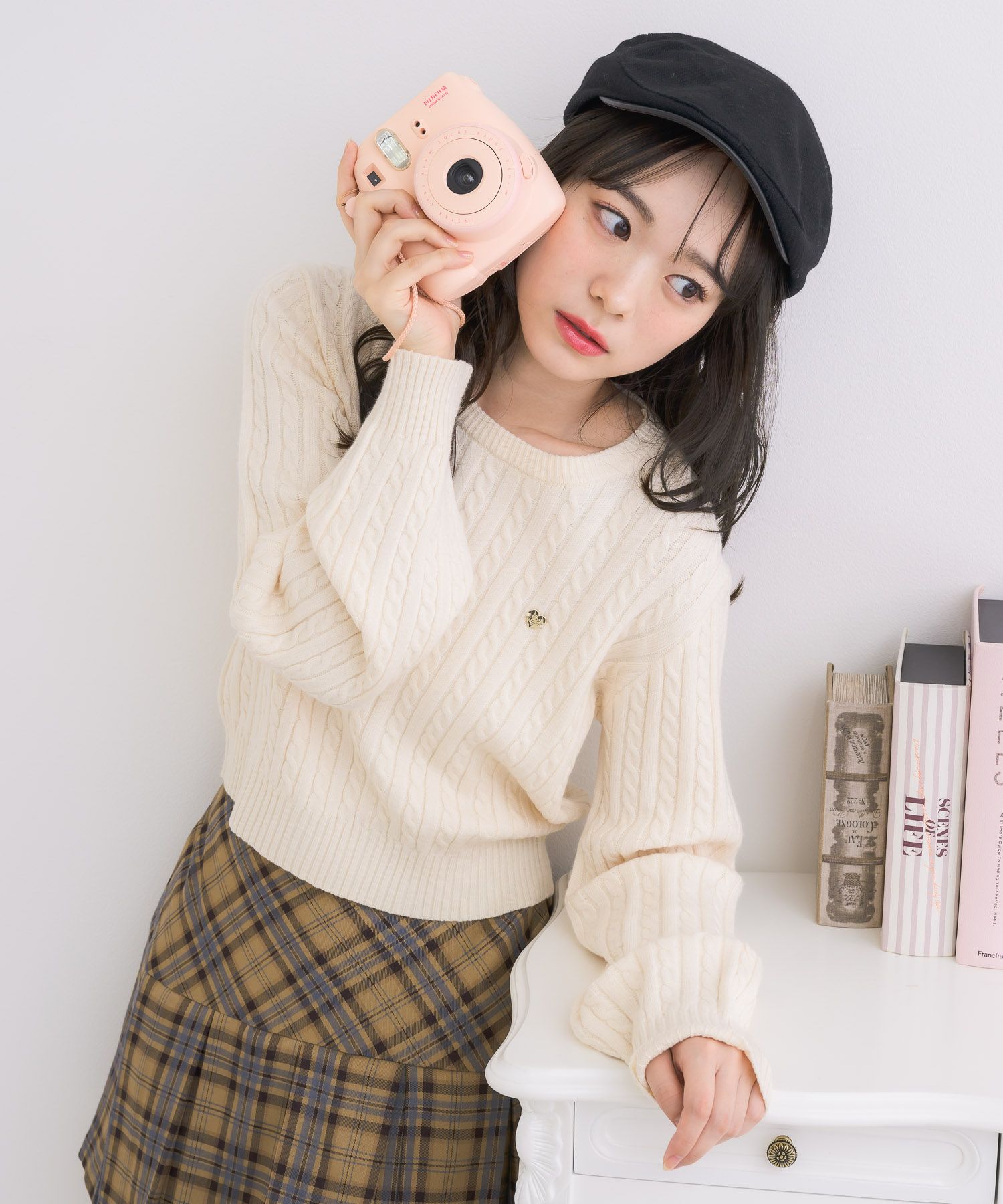 【RED0】ケーブルNTPO[品番：RTGW0008329]｜RETRO GIRL（レトロガール）のレディースファッション通販 ...