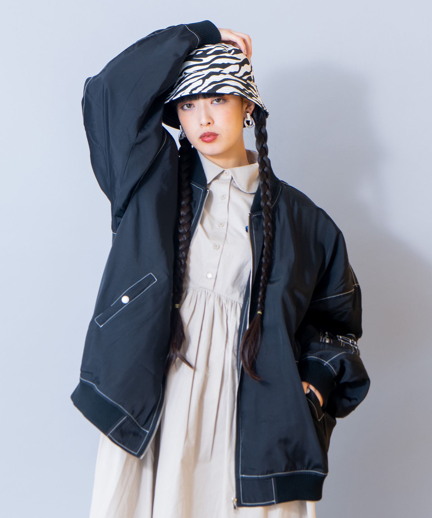 ステッチMA-1[品番：PNYW0004292]｜PUNYUS （プニュズ）のレディースファッション通販｜SHOPLIST（ショップリスト）