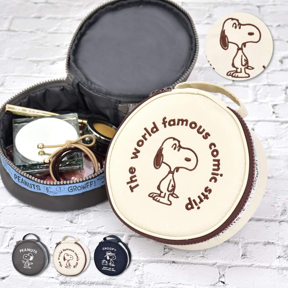 スヌーピー サークルポーチ 化粧ポーチ[品番：XD000002300]｜AVVENTURA（アヴェンチュラ）のレディースファッション通販｜SHOPLIST（ショップリスト）