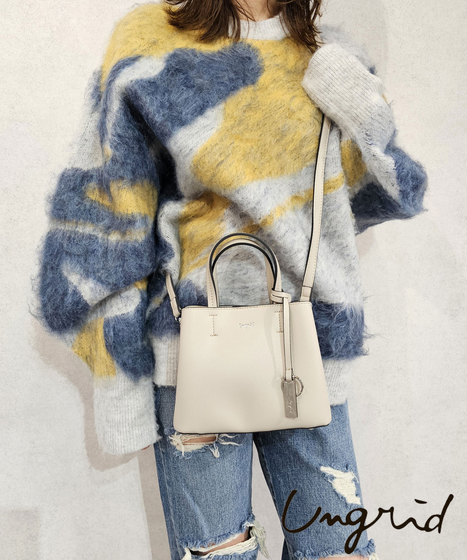 【GREGE】キーリングチャーム付 両アオリポケット ミニハンドバッグ[品番：STCW0000789]｜STYLE CODE （スタイルコード ...