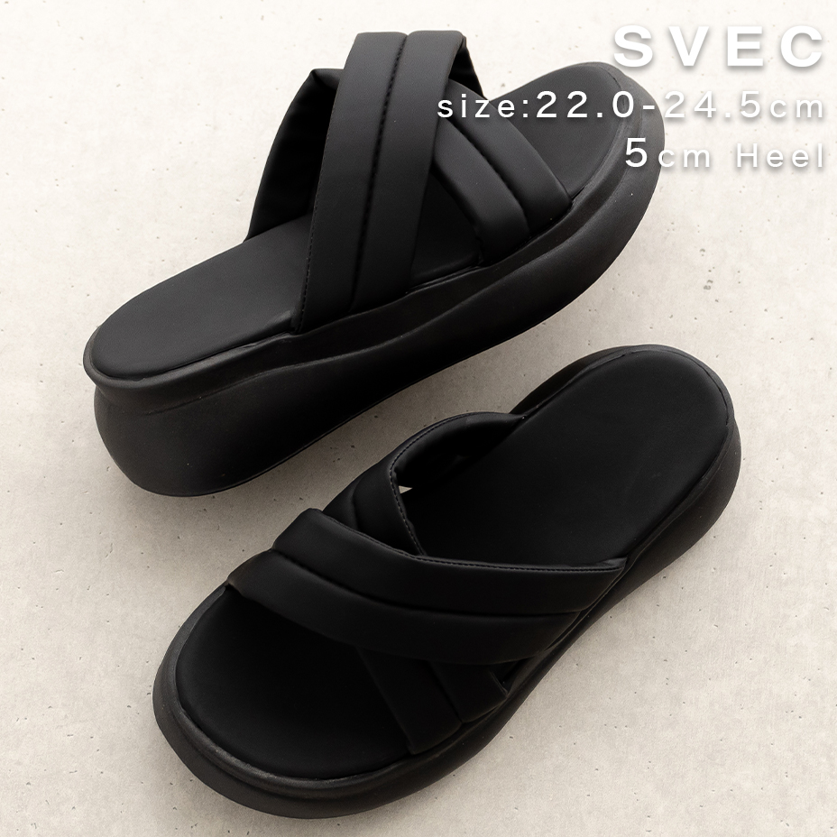 サンダル 厚底 パフィーサンダル[品番：XO000005119]｜SVEC（シュベック）のレディースファッション通販｜SHOPLIST（ショップリスト）