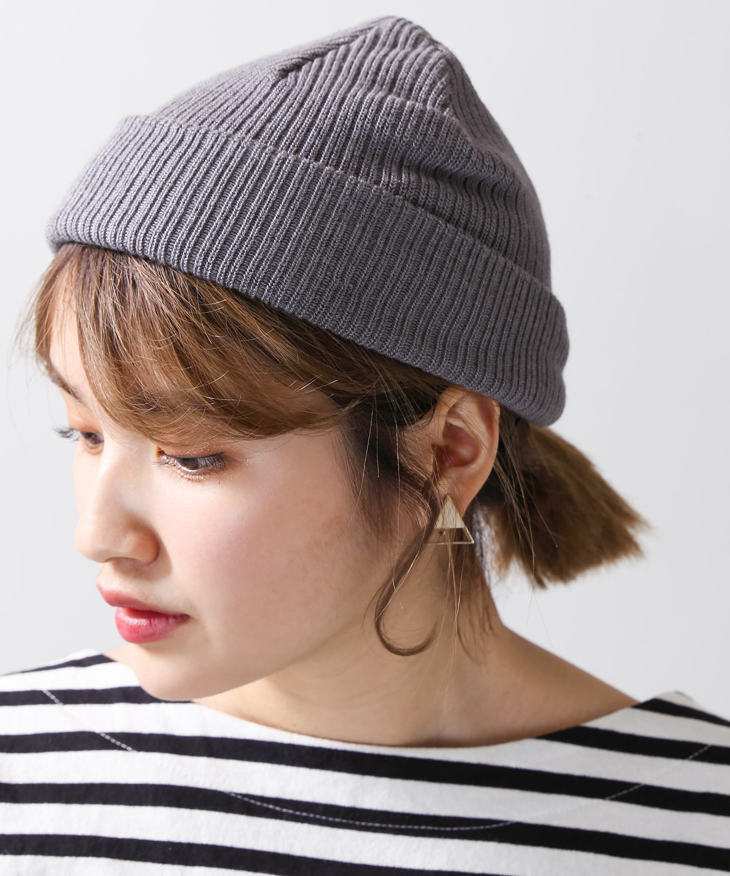 5050ショートニットキャップ BR19SP02-MG0002[品番：WG010036267]｜WEGO【WOMEN】（ウィゴー）のレディース ...